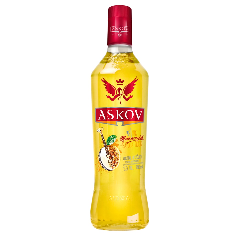 Coquetel Askov Maracujá Remix 900ml - Destro
