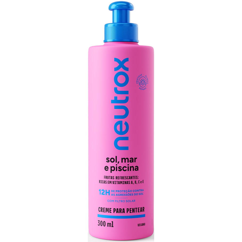 Creme de Pentear Neutrox Sol Mar e Piscina 300ml - Destro