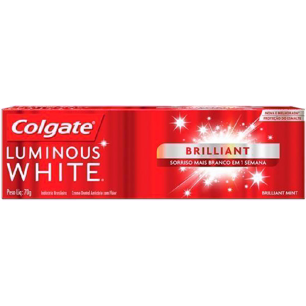 Creme Dental Colgate Luminous White 70g - Destro