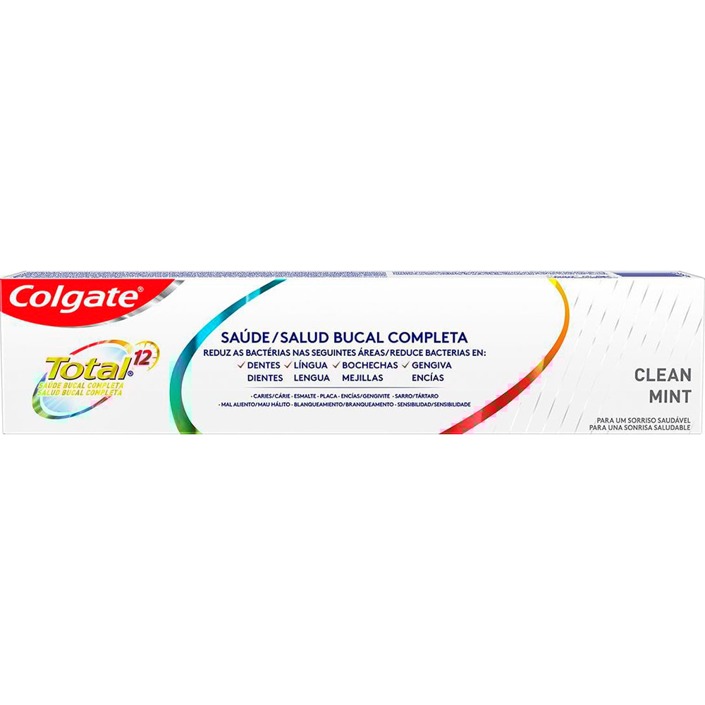 Creme Dental Colgate Total 12 Clean Mint 140g - Destro