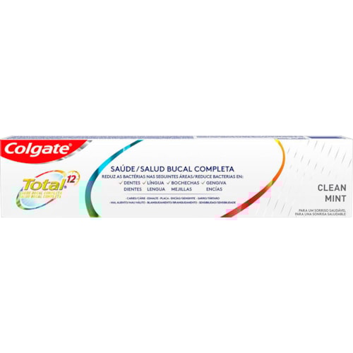 Creme Dental Colgate Total 12 Clean Mint 140g - Destro