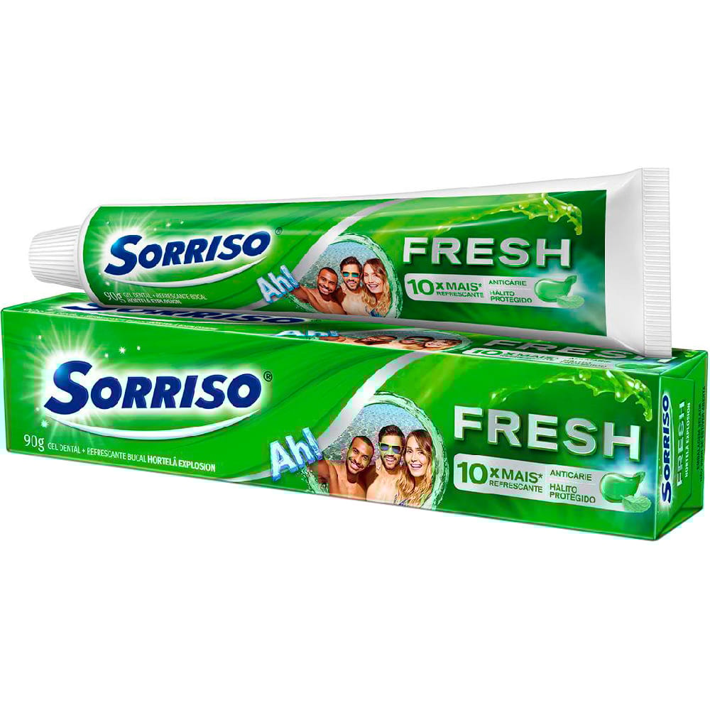 Creme Dental Sorriso Fresh Hortelã 90g - Destro