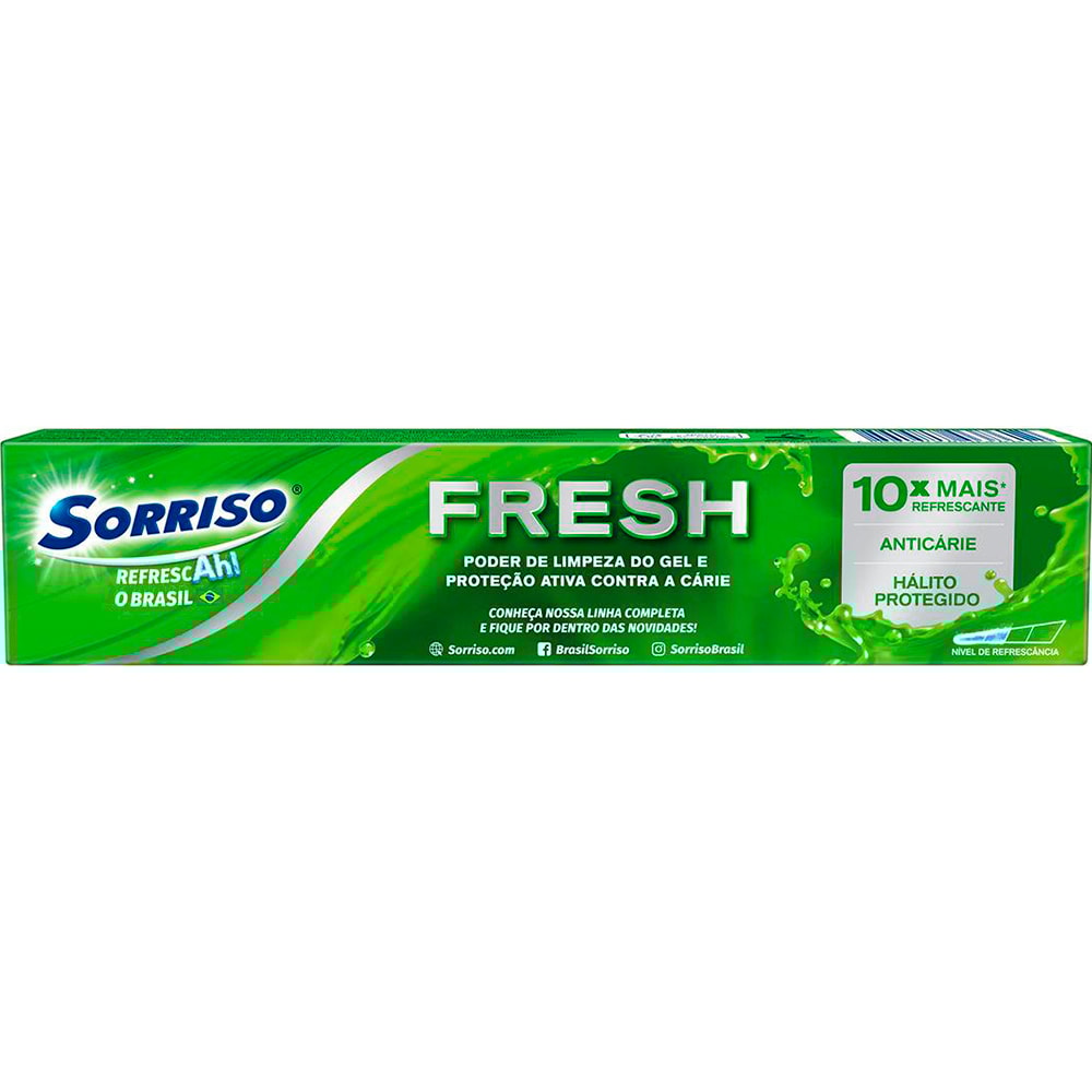 Creme Dental Sorriso Fresh Hortelã 90g - Destro