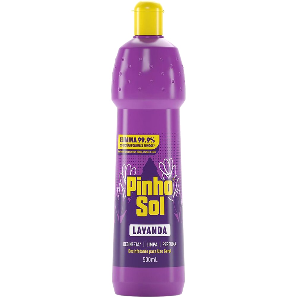 Desinfetante Pinho Sol Líquido Multiuso Lavanda 500ml - Destro