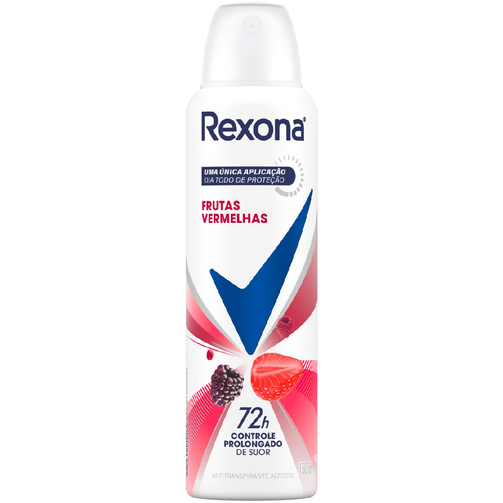 Desodorante Rexona Feminino Aerossol Frutas Vermelhas 90g - Destro