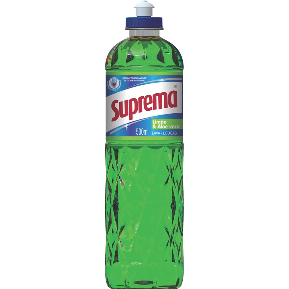 Detergente Líquido Suprema Limão e Aloe Vera 500ml - Destro