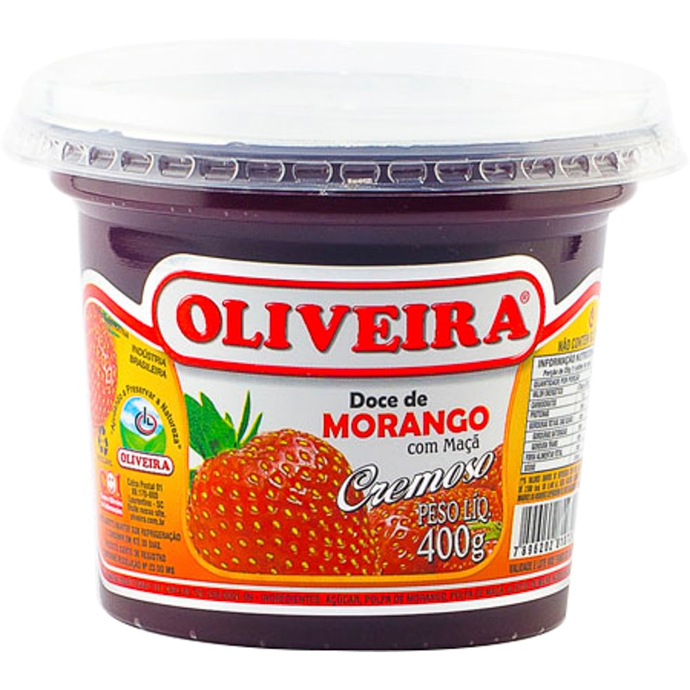 Doce de Morango Oliveira 400g - Destro