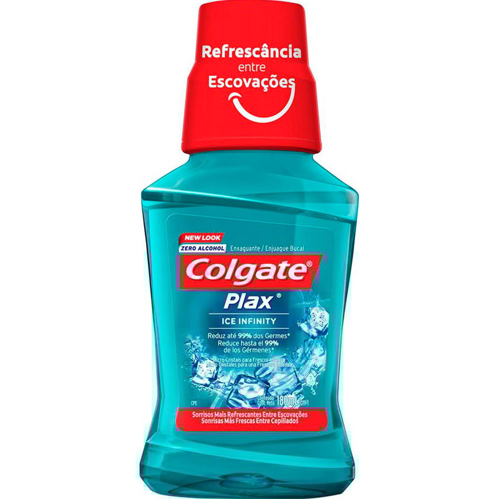 Enxaguante Bucal Colgate Plax Ice Infinity 180ml - Destro