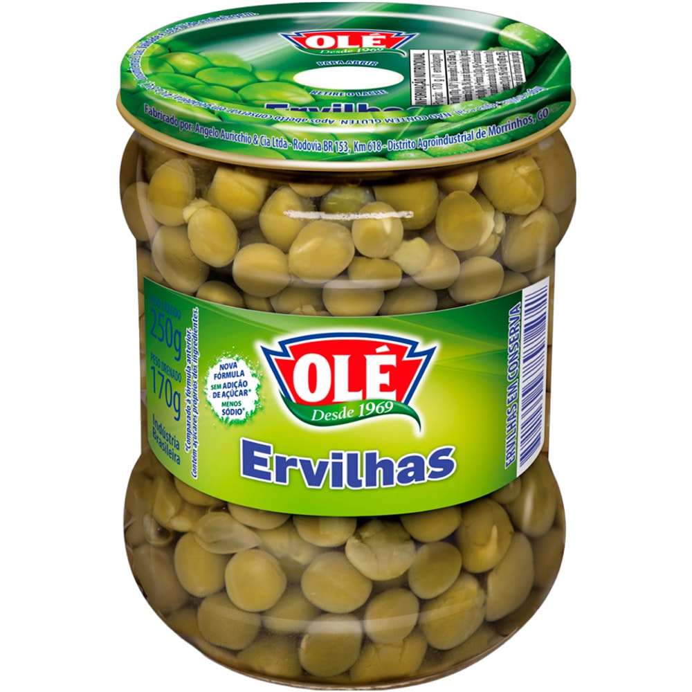 Ervilha Ole Vidro 170g - Destro