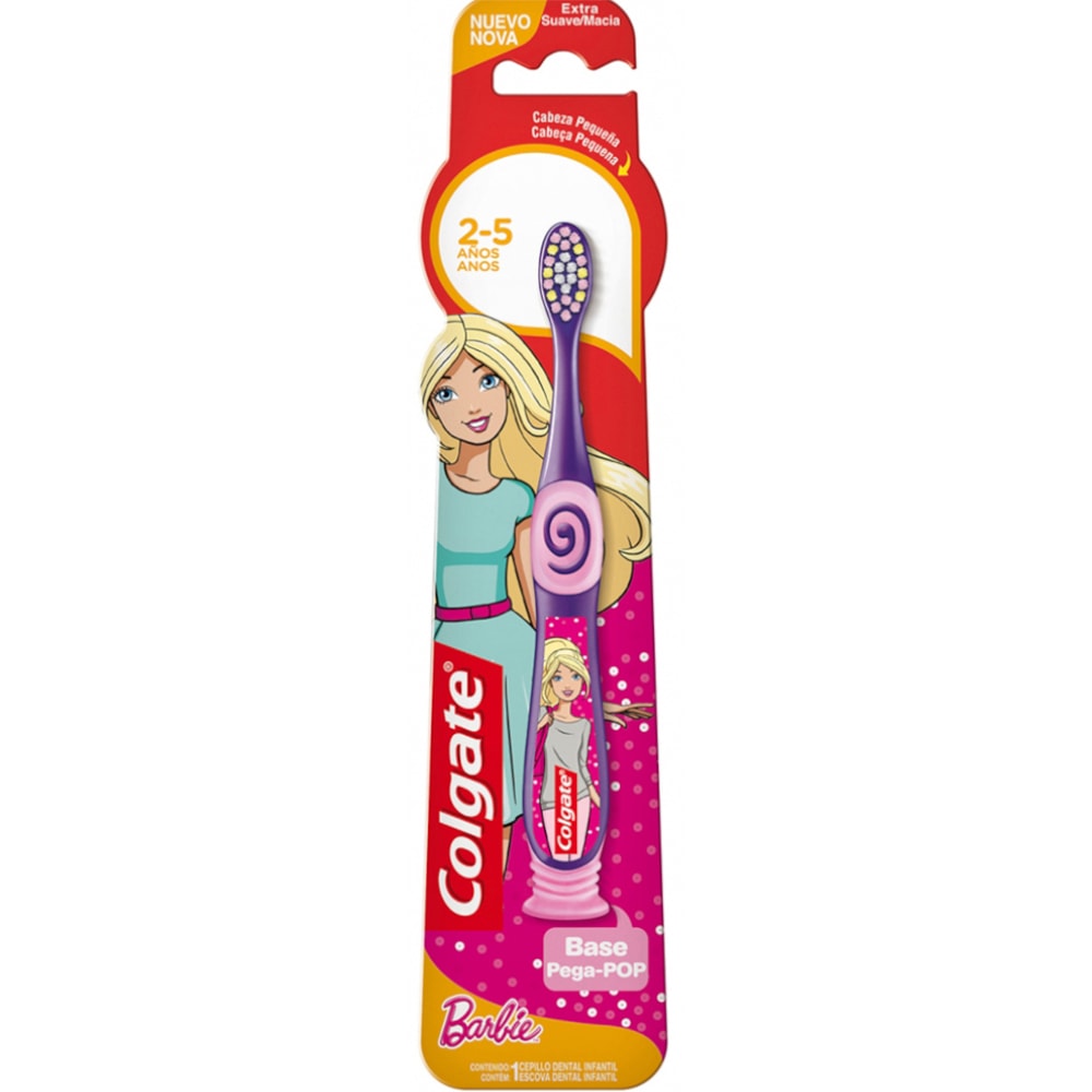 Escova Dental Colgate Smiles Barbie Infantil 1 Unidade - Destro