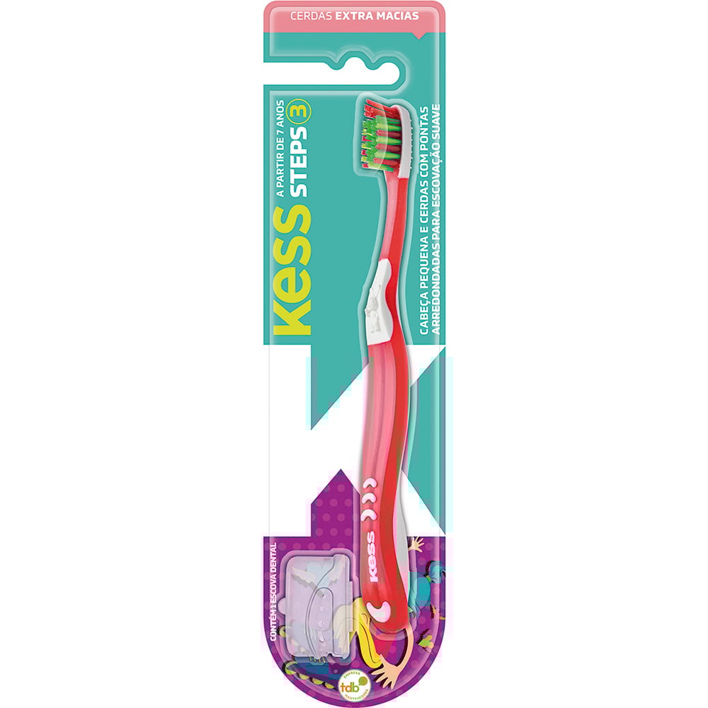 Escova Dental Kess Steps 3 - 2044 - Destro
