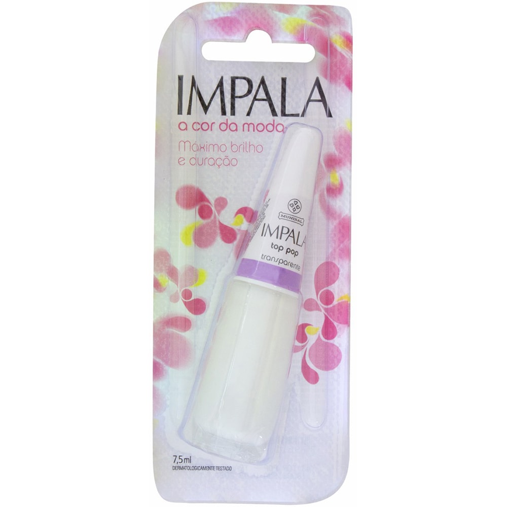 Esmalte Impala Transparente Top Pop 7,5ml - Destro