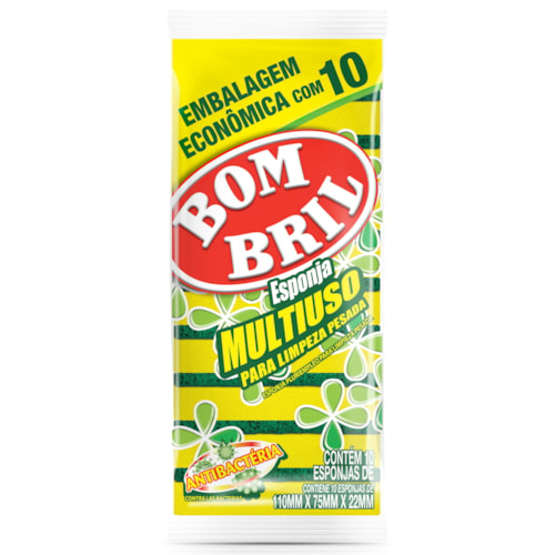 Esponja Bombril Multiuso 10 Unidades - Destro