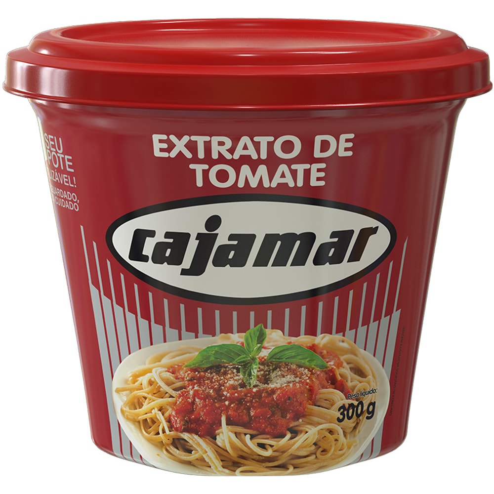 Extrato de Tomate Cajamar Tradicional Pote 300g - Destro