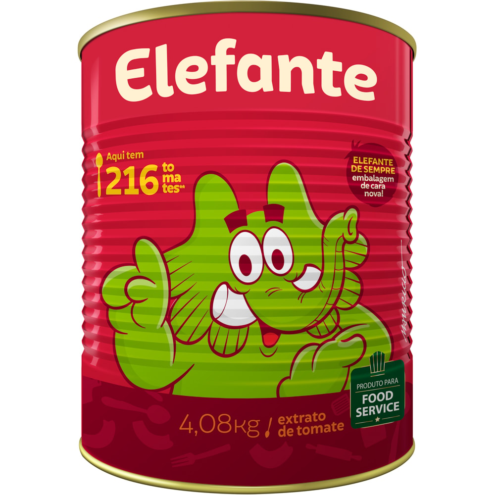 Extrato de Tomate Elefante Cargill Lata 4,08kg - Destro