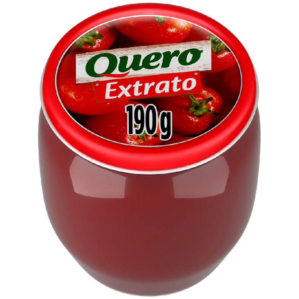 Extrato de Tomate Quero Copo Liso 190g - Destro