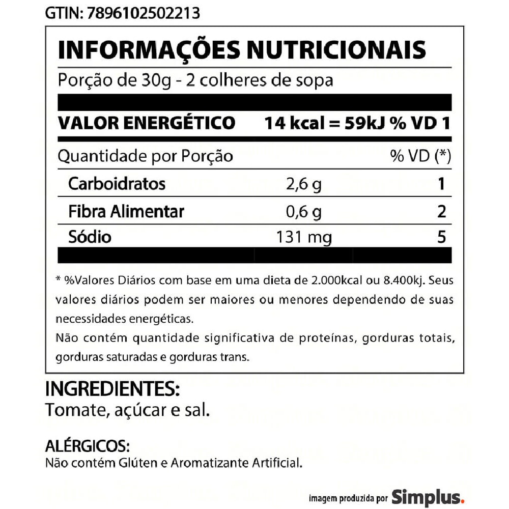 Extrato de Tomate Quero Copo Liso 190g - Destro