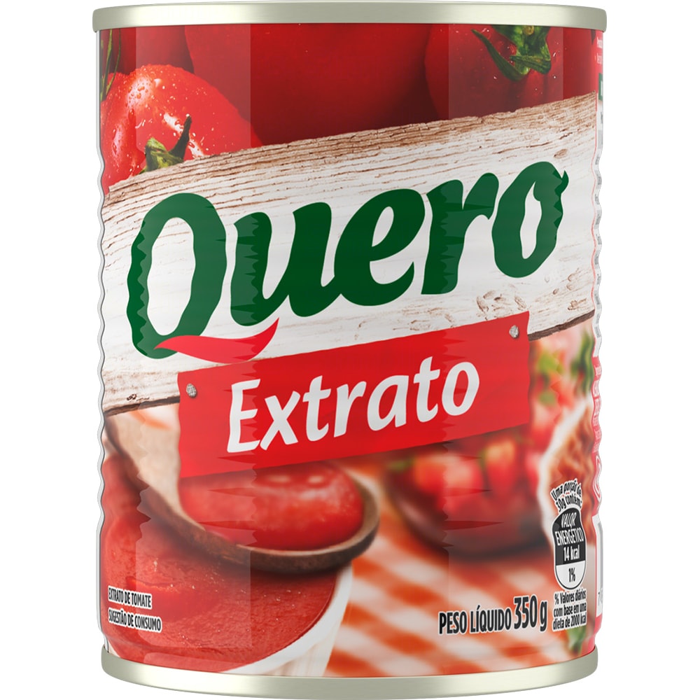 Extrato de Tomate Quero Lata 350g - Destro