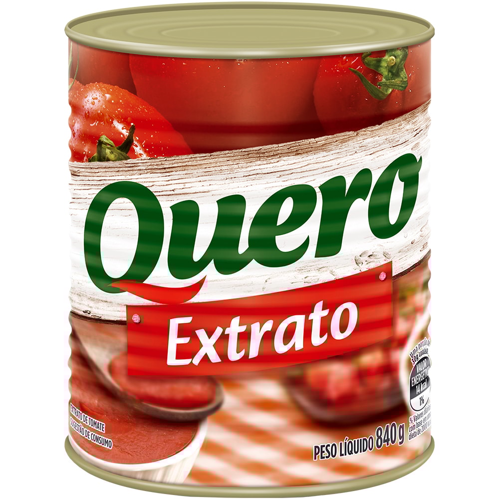 Extrato de Tomate Quero Lata 840g - Destro