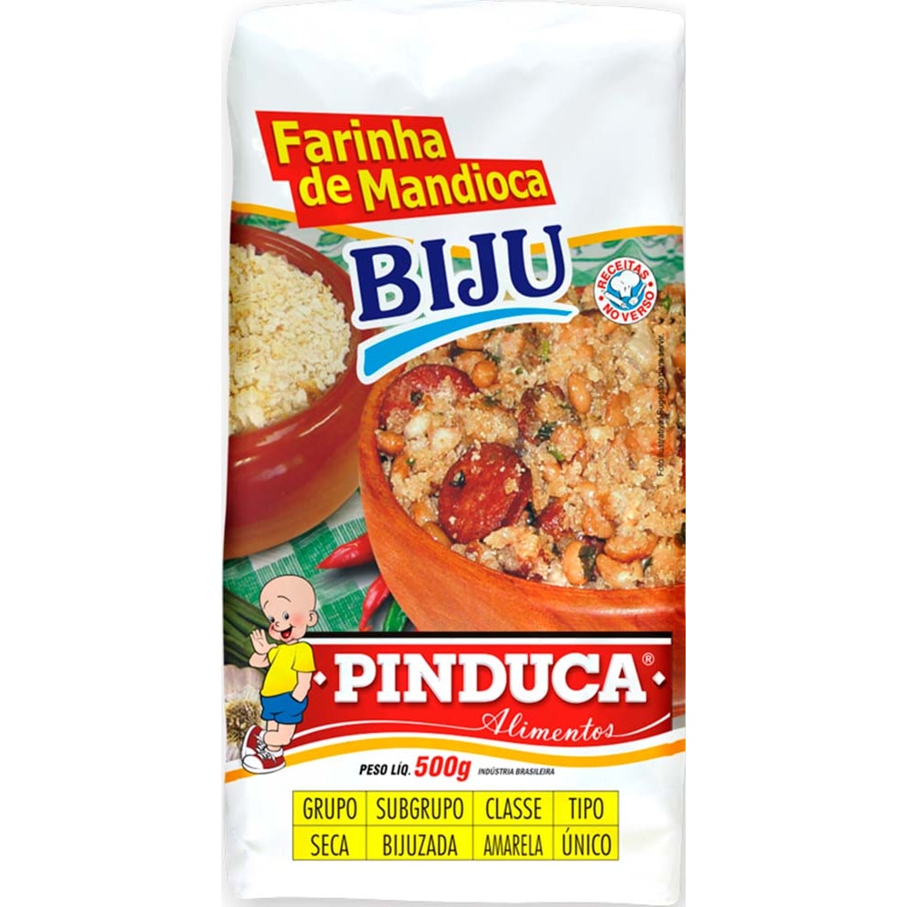 Farinha de Mandioca Pinduca Biju 500g - Destro