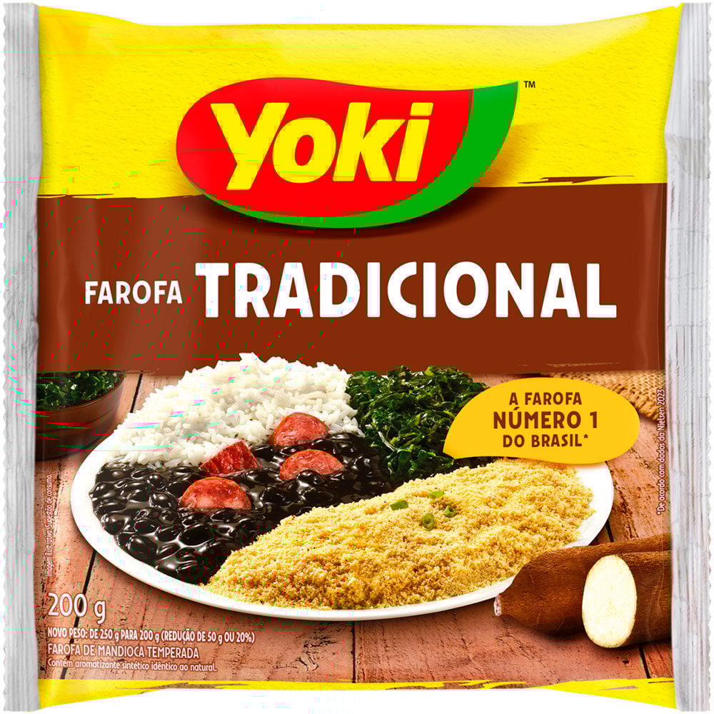 Farofa de Mandioca Yoki Tradicional 200g - Destro