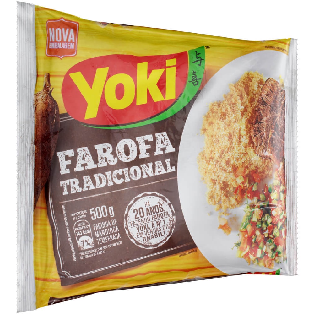 Farofa Yoki Temperada Tradicional 500g - Destro