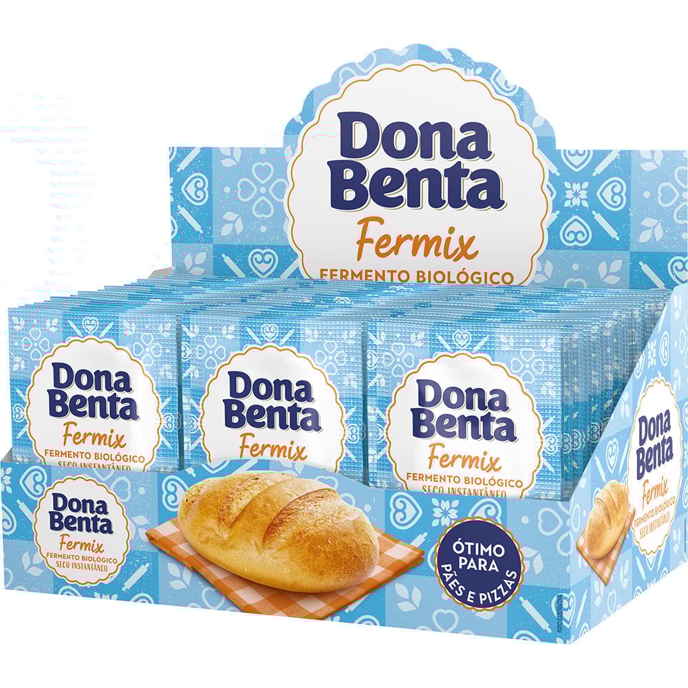 Fermento Biológico Dona Benta Fermix Sachê 10g - Destro