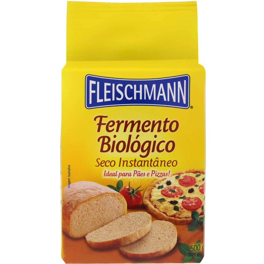 Fermento Biológico Fleischmann Instantâneo 500g - Destro