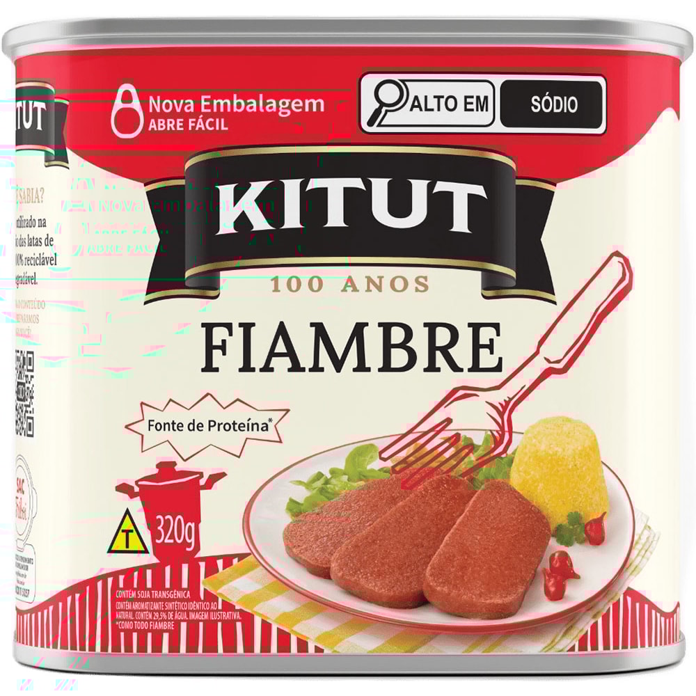 Fiambre Bordon Kitut Carne Bovina e Frango 400g - Destro