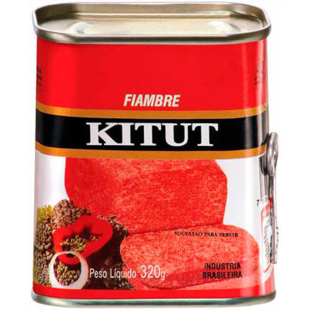 Fiambre Kitut de Carne Bovina Lata 320g - Destro