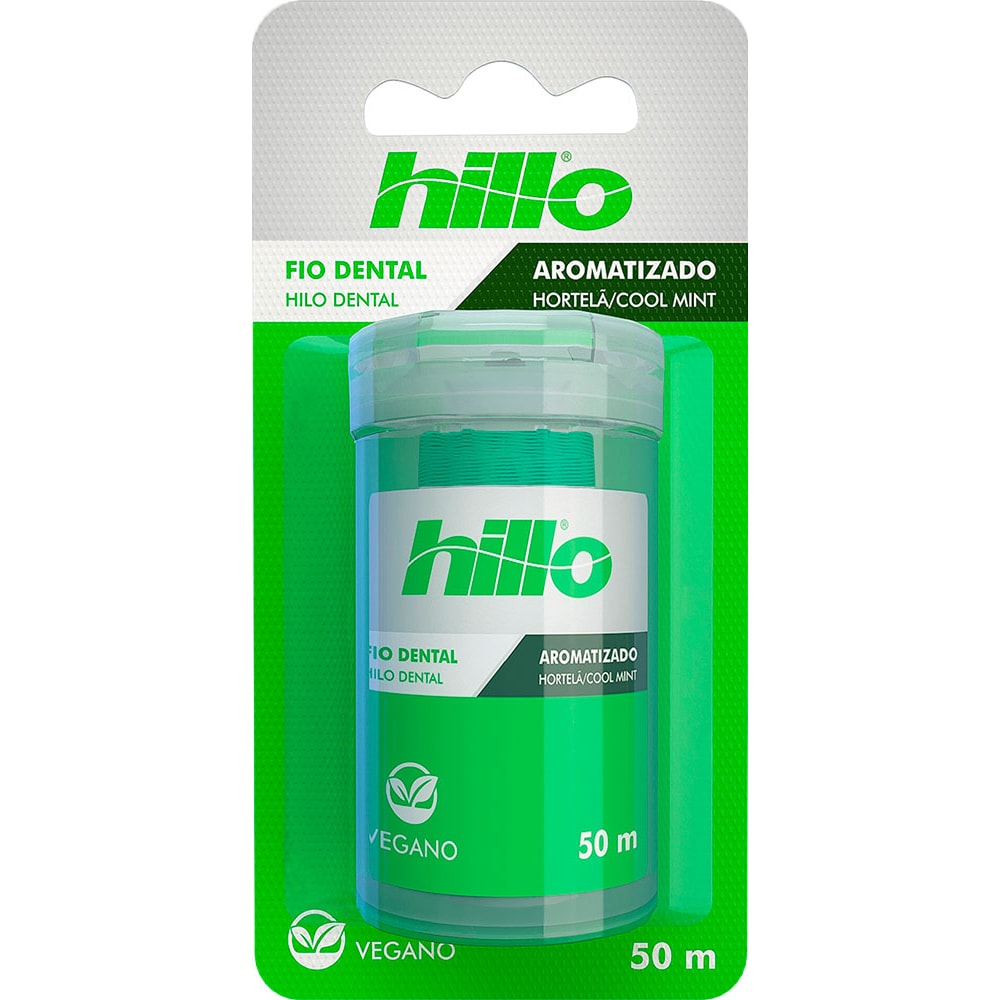 Fio Dental Hillo Aromatizado Hortelã/Cool Mint 50m - Destro