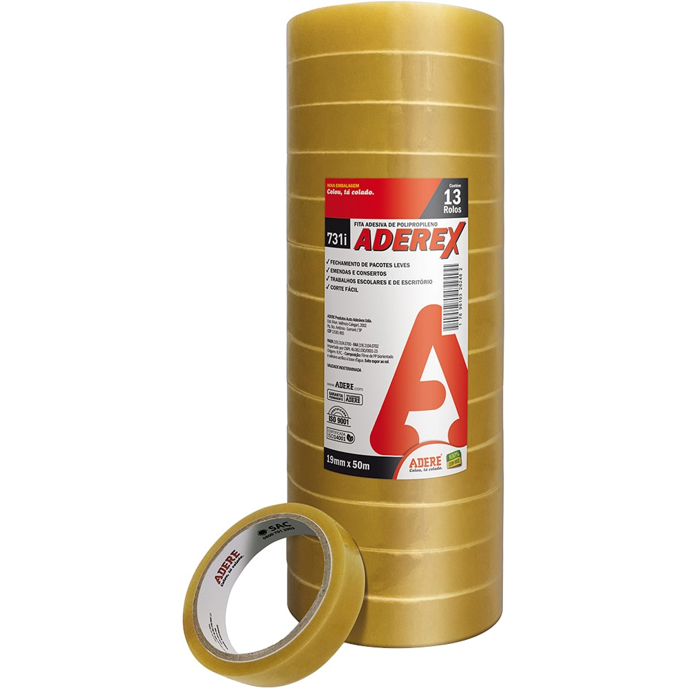 Fita Adesiva Adere 19mmx50m - Destro
