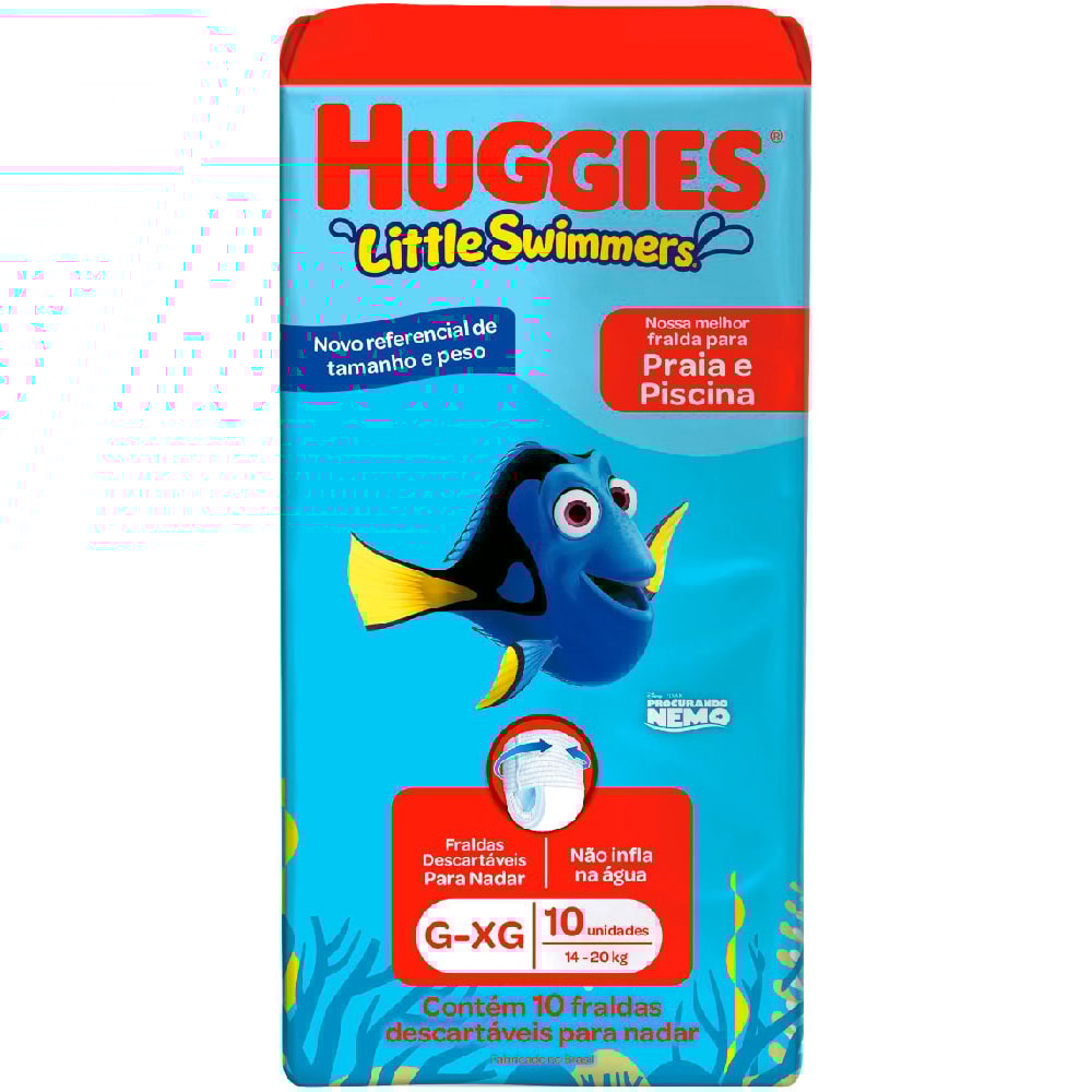 Fralda Infantil Huggies Little Swimmers G-XG 10 Unidades - Destro