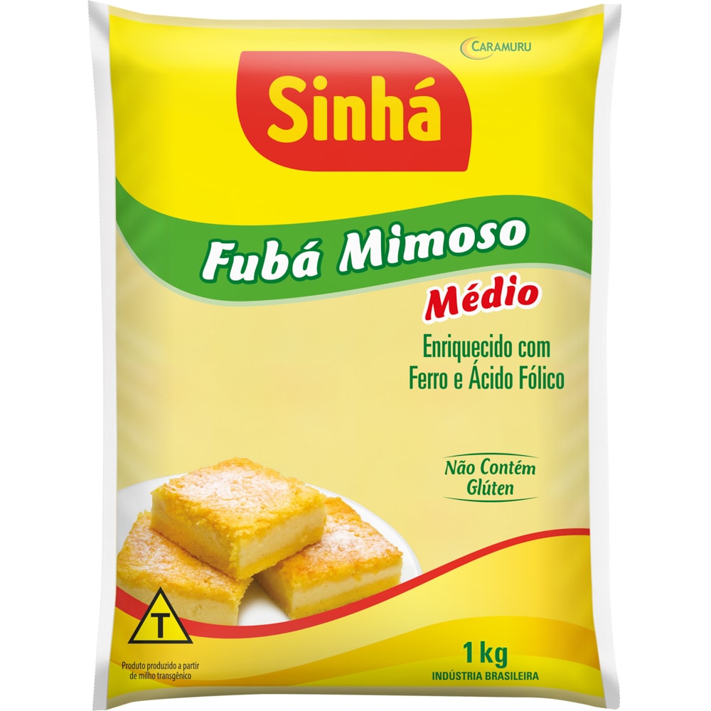 Fubá Sinhá Médio 1kg - Destro