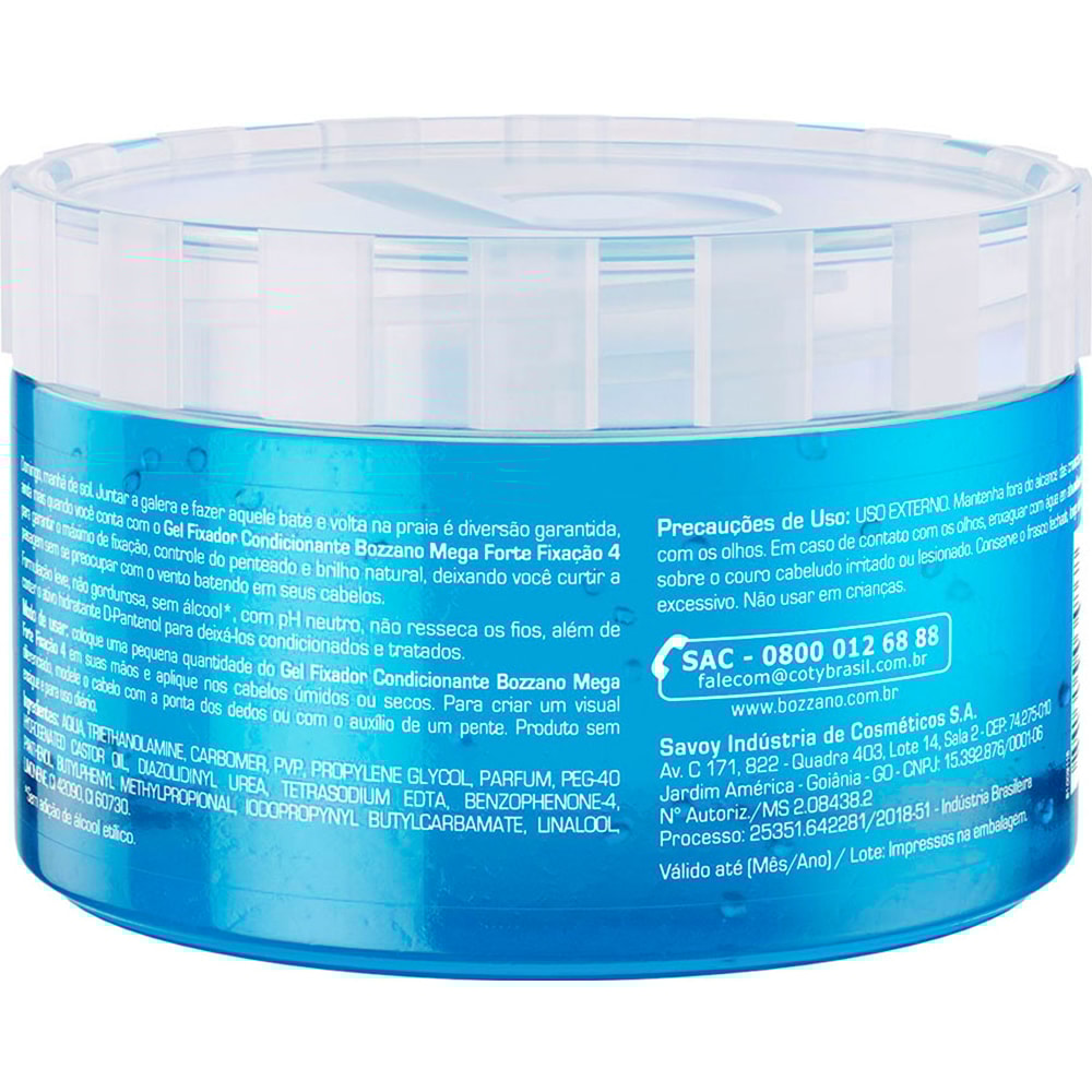 Gel Bozzano Azul Ação Prolongada 300g - Destro