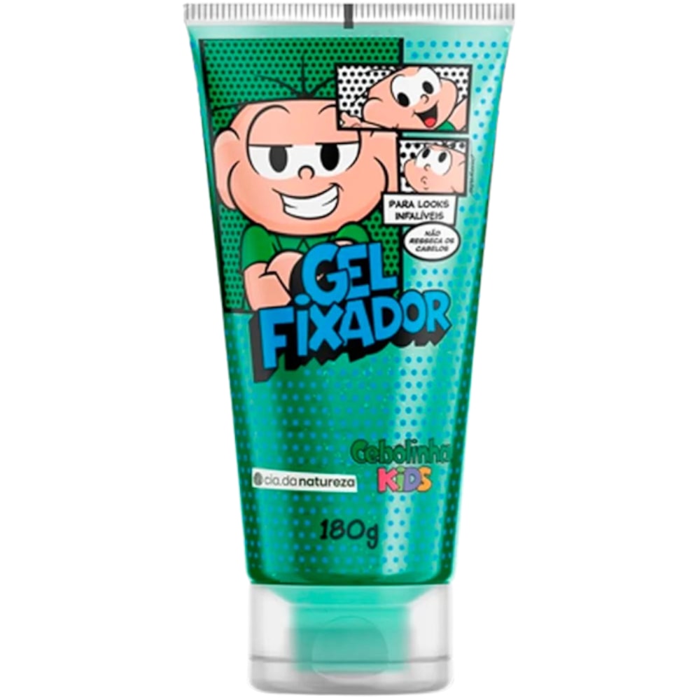 Gel Fixador Para Cabelos Turma da Mônica Cebolinha Kids 180g - Destro