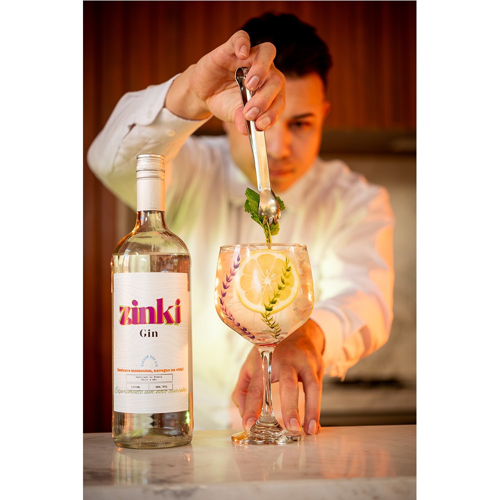 Gin Zinki London Dry 1L - Destro