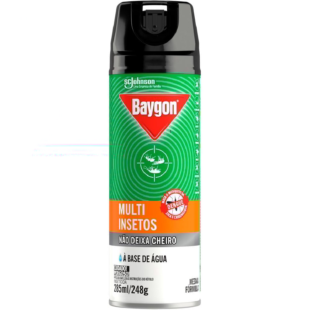 Inseticida Aerossol Baygon Multiplus 285ml - Destro