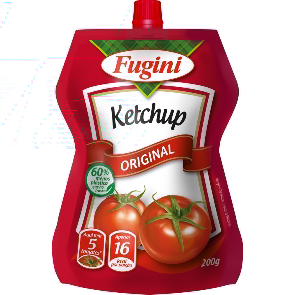 Ketchup Fugini Tradicional Bico 200g - Destro