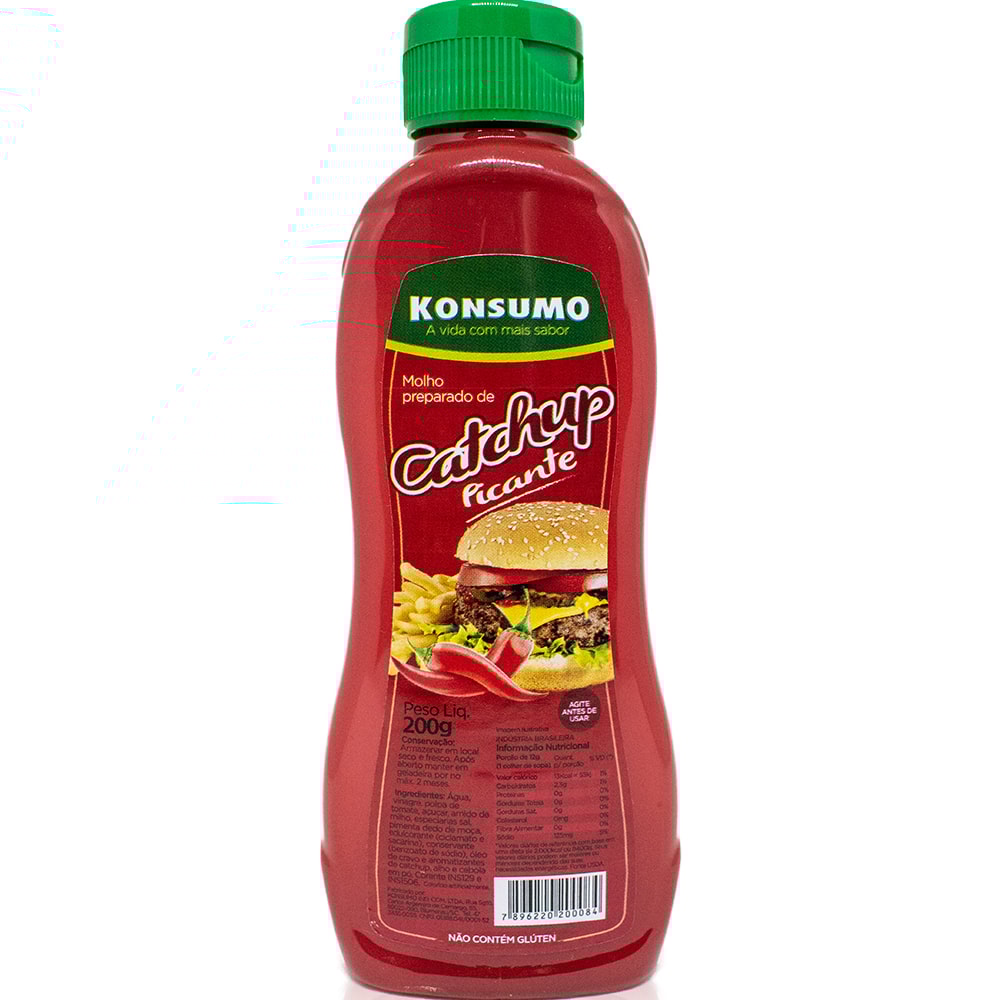 Ketchup Konsumo Picante 200g - Destro