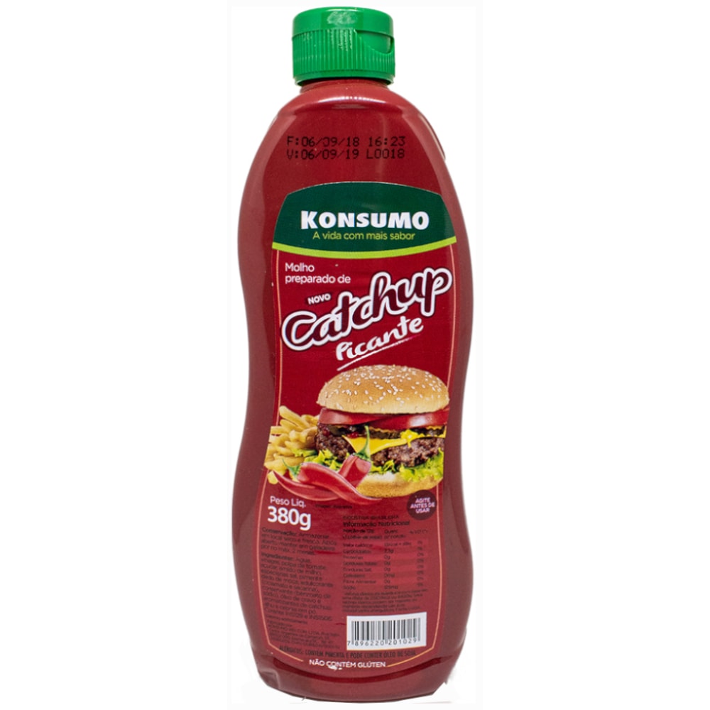 Ketchup Konsumo Picante 380g - Destro