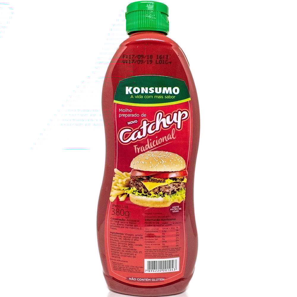 Ketchup Konsumo Tradicional 380g - Destro