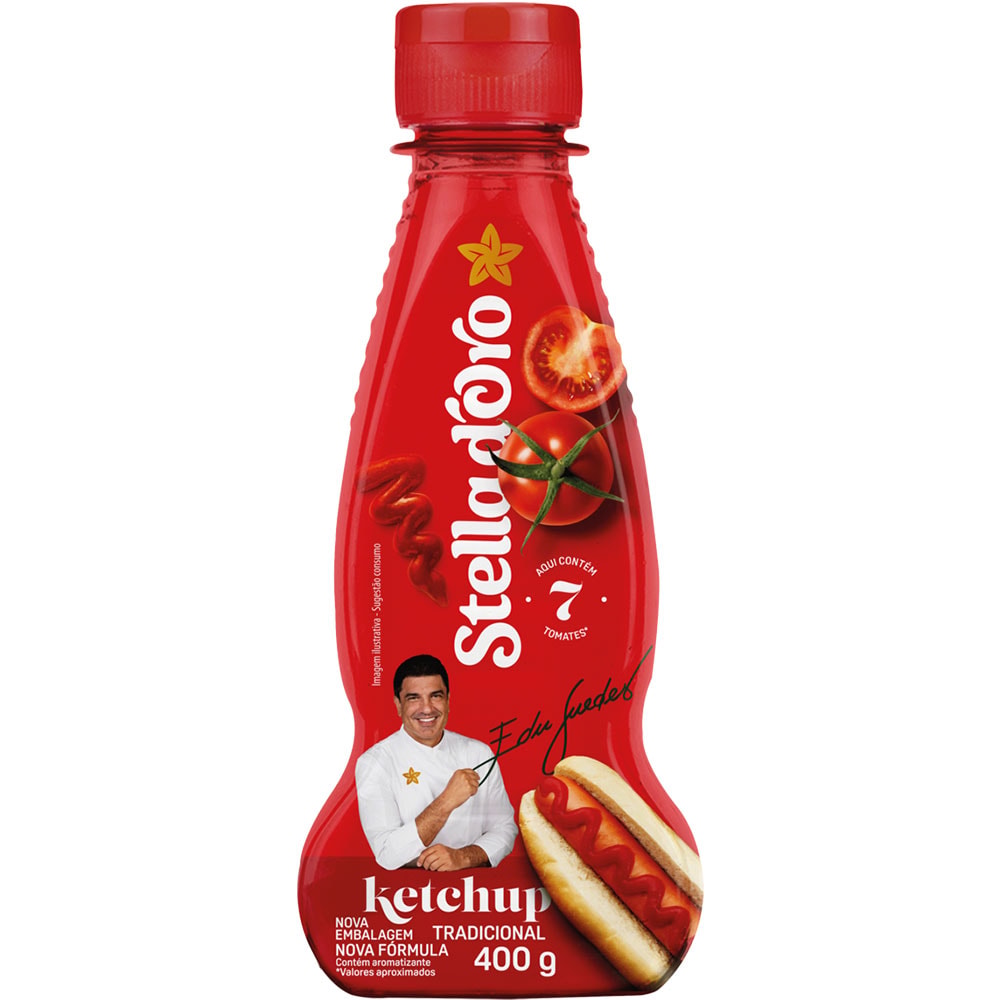 Ketchup Stella D'Oro Tradicional Squeeze 400g - Destro