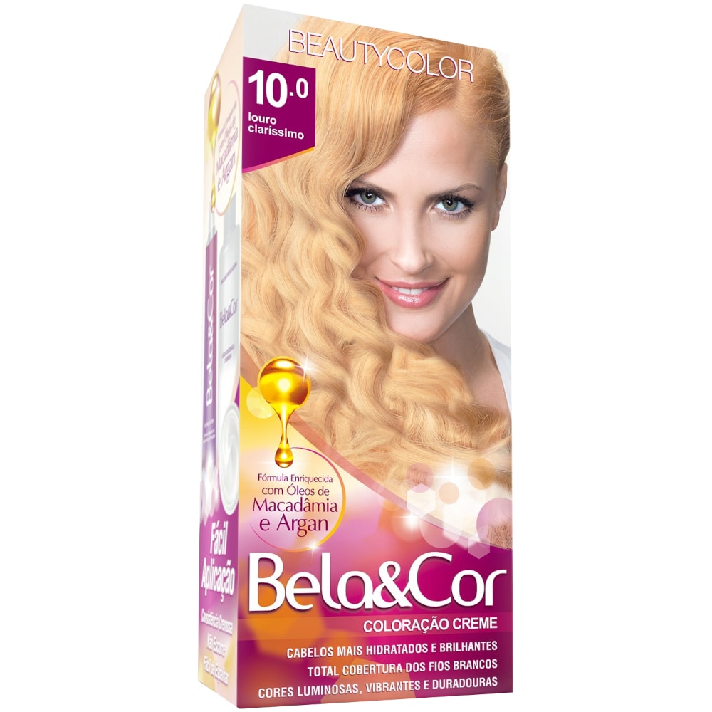 Kit de Tintura Beautycolor Para Cabelos Louros Claríssimo 10.0 - Destro
