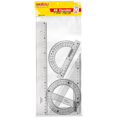 Kit Escolar 2° Grau Waleu 4 Unidades - Destro