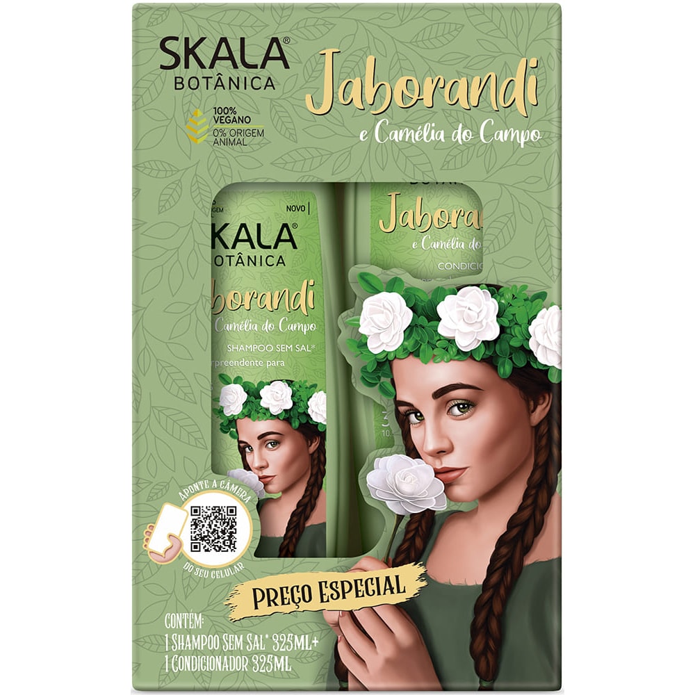 Kit Shampoo e Condicionador Skala Jaborandi Plus 325ml - Destro