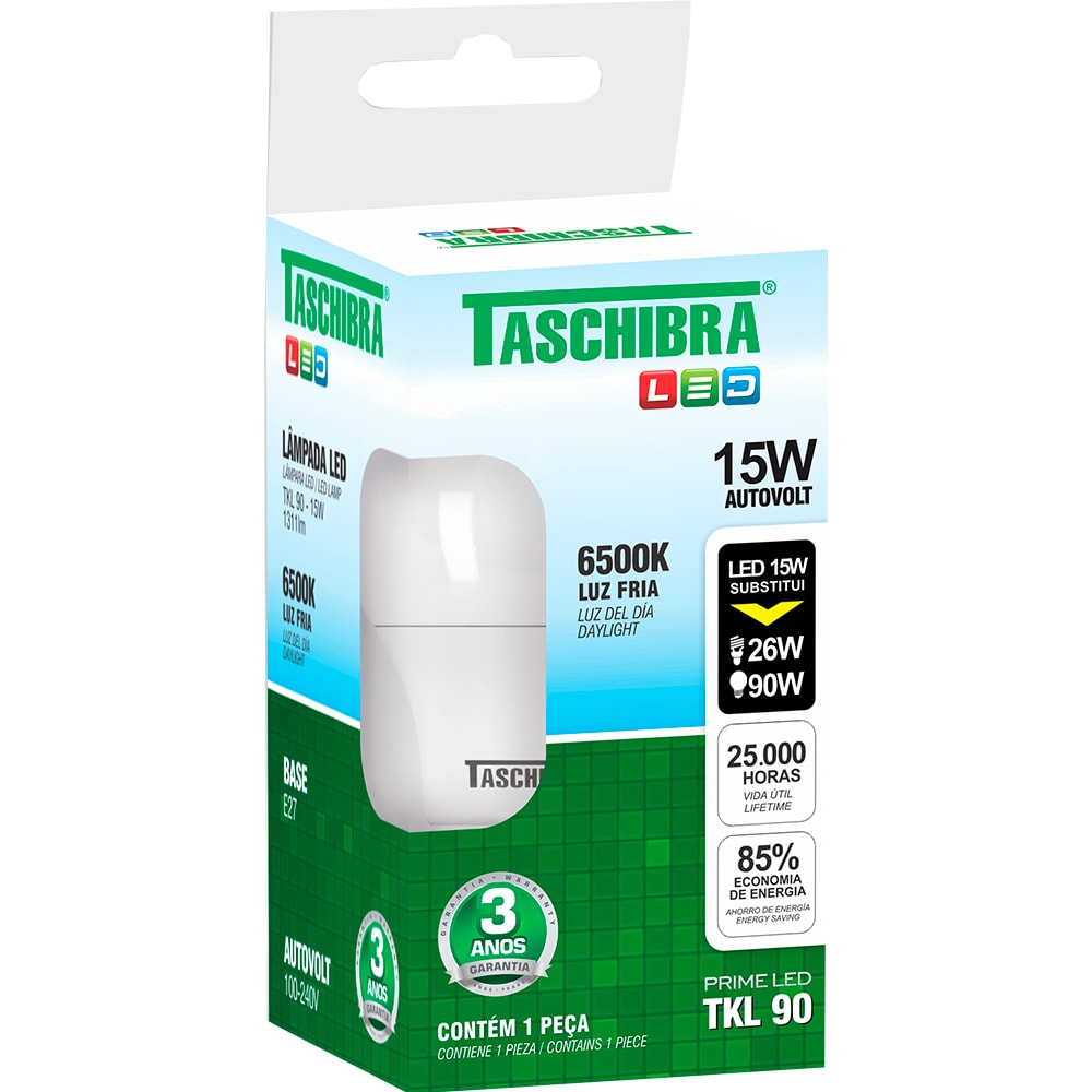 Lâmpada LED Taschibra TKL 15W - Destro