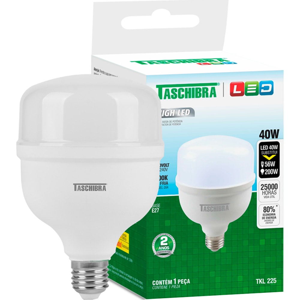 Lâmpada Taschibra High Led TKL 40w 225V - Destro