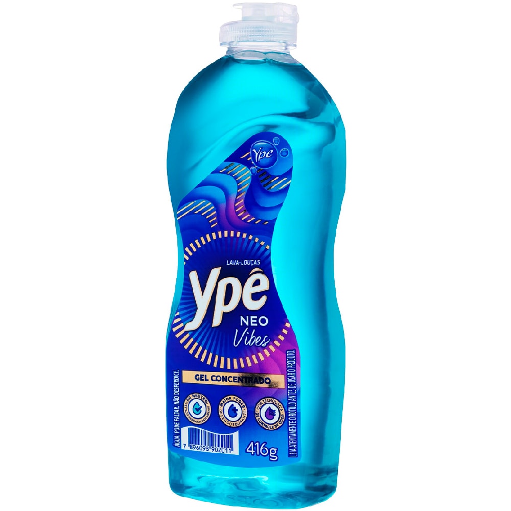Lava Louças Ypê Concentrado Gel Neo Vibes 416g - Destro