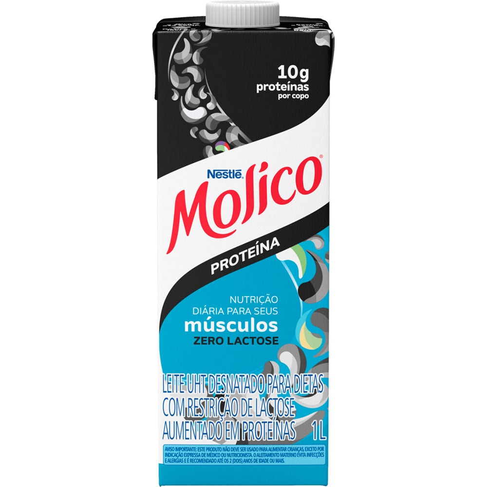 Leite Desnatado Molico Zero Lactose 1L - Destro